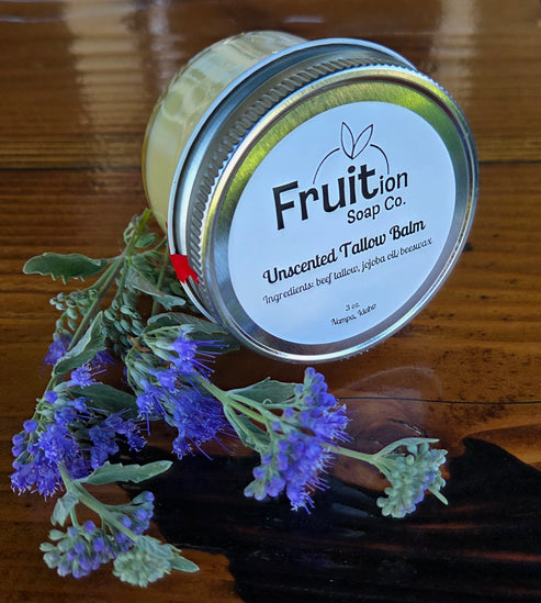 Fruition Soap Co - Unscented Tallow Balm – Fruition Soap Co.